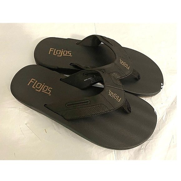Flojos | Shoes | New Flojos Mens Memory Foam Flip Flop Sandals | Poshmark